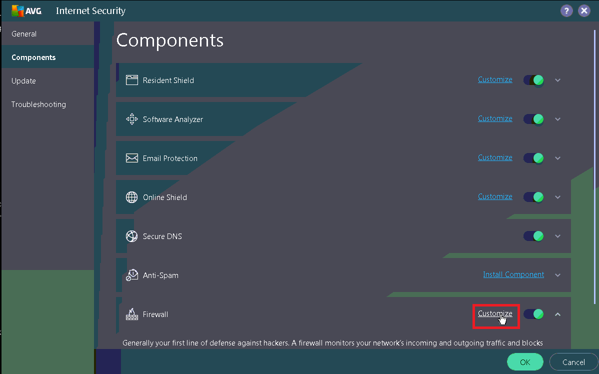 Cannot Connect To Database Avg Firewall Knowledge Base